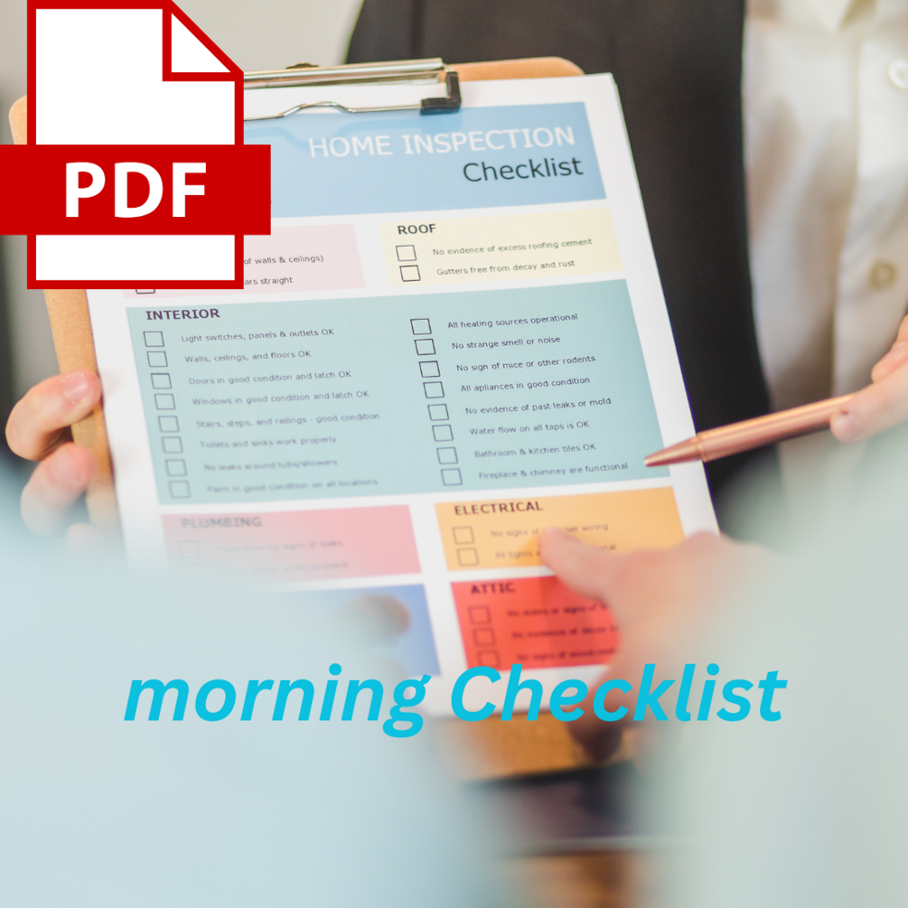 morning Checklist