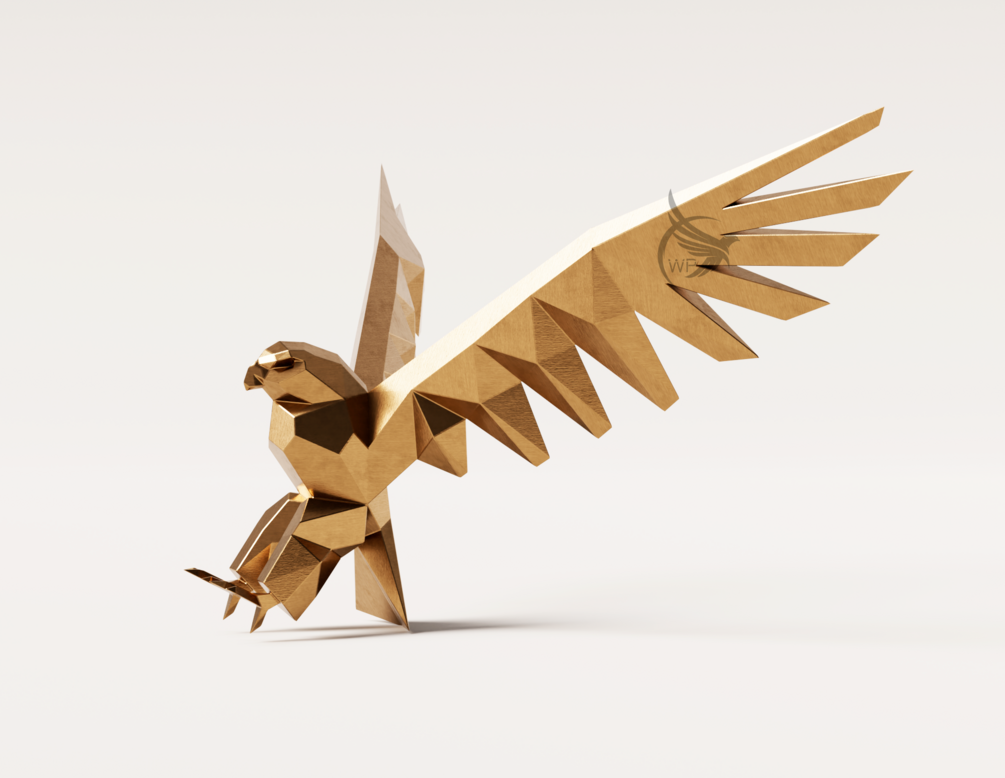 DIY Metal Eagle in metal Pattern Eagle metal sculptures PDF DXF ...