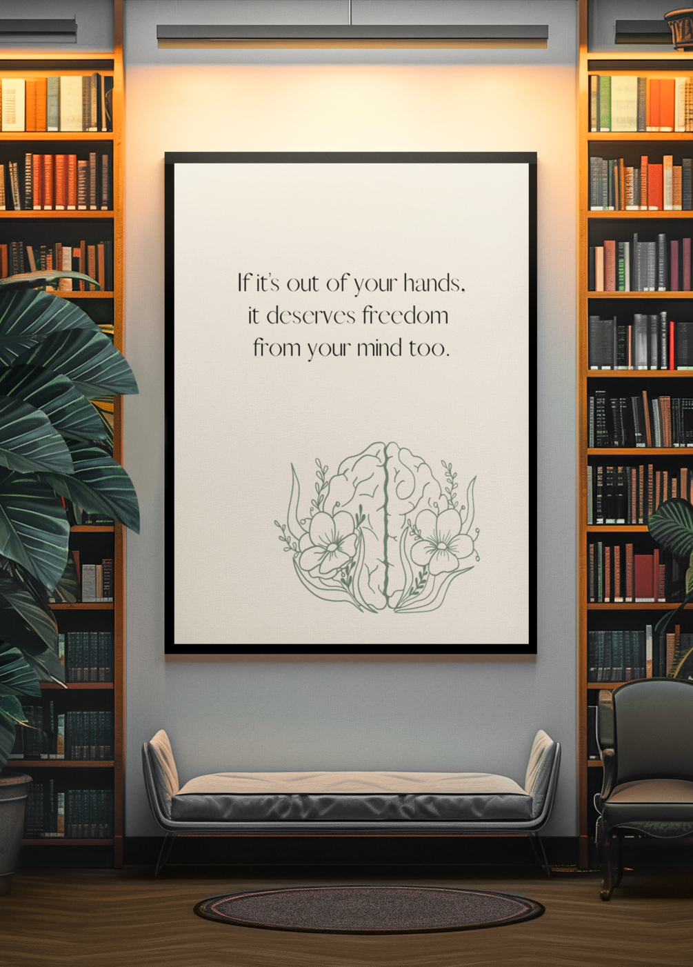 Sage Green Therapy office decor - Printable Wall Art