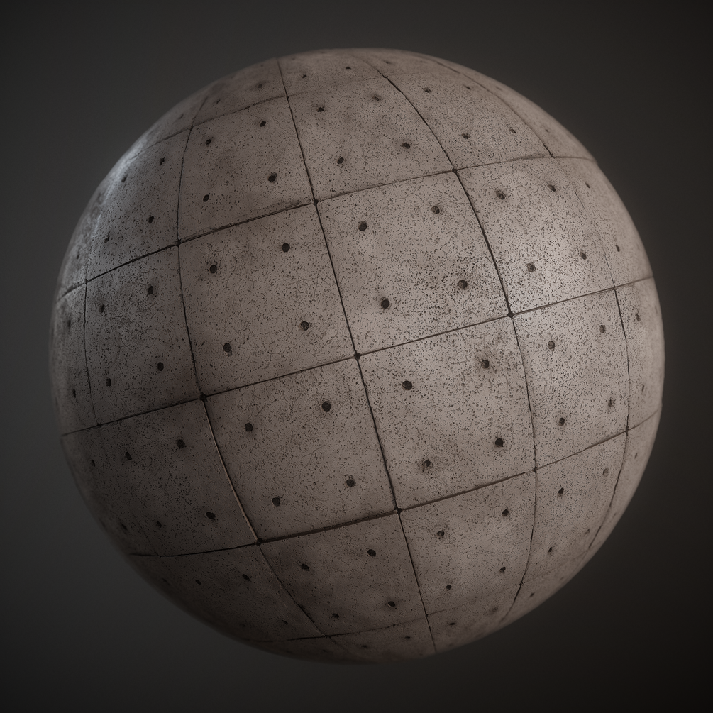 Substance Designer - Concrete Wall Panels Material