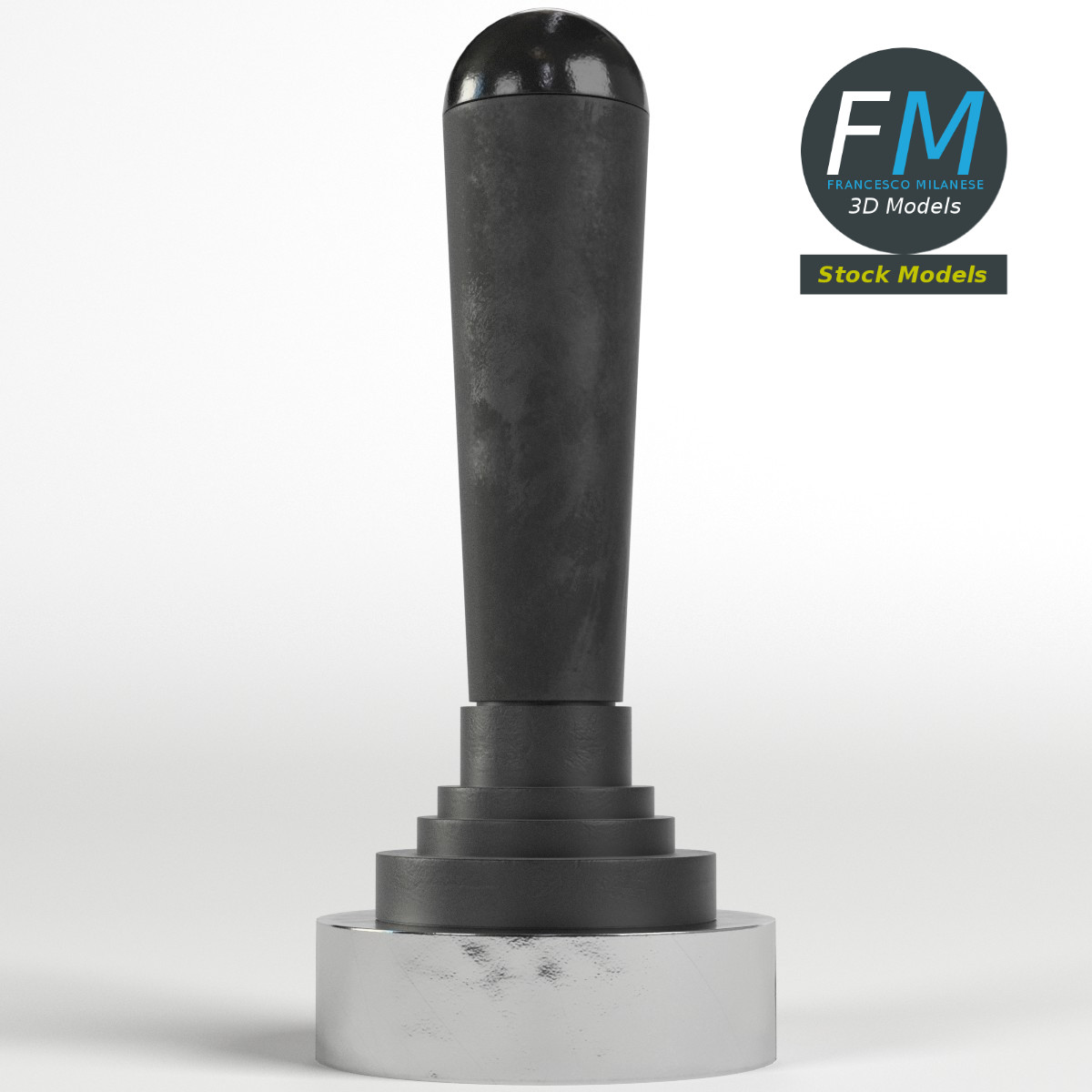 3D MODEL - Joystick lever valve