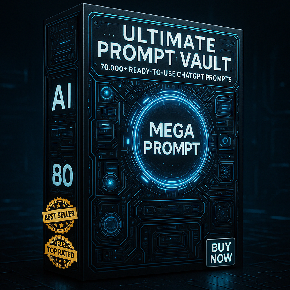 Ultimate Mega Prompt: 70,000+ Ready-to-Use ChatGPT Prompts
