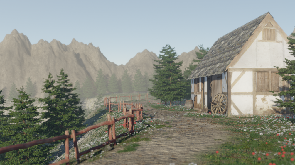 Nature Scene Blender EEVEE