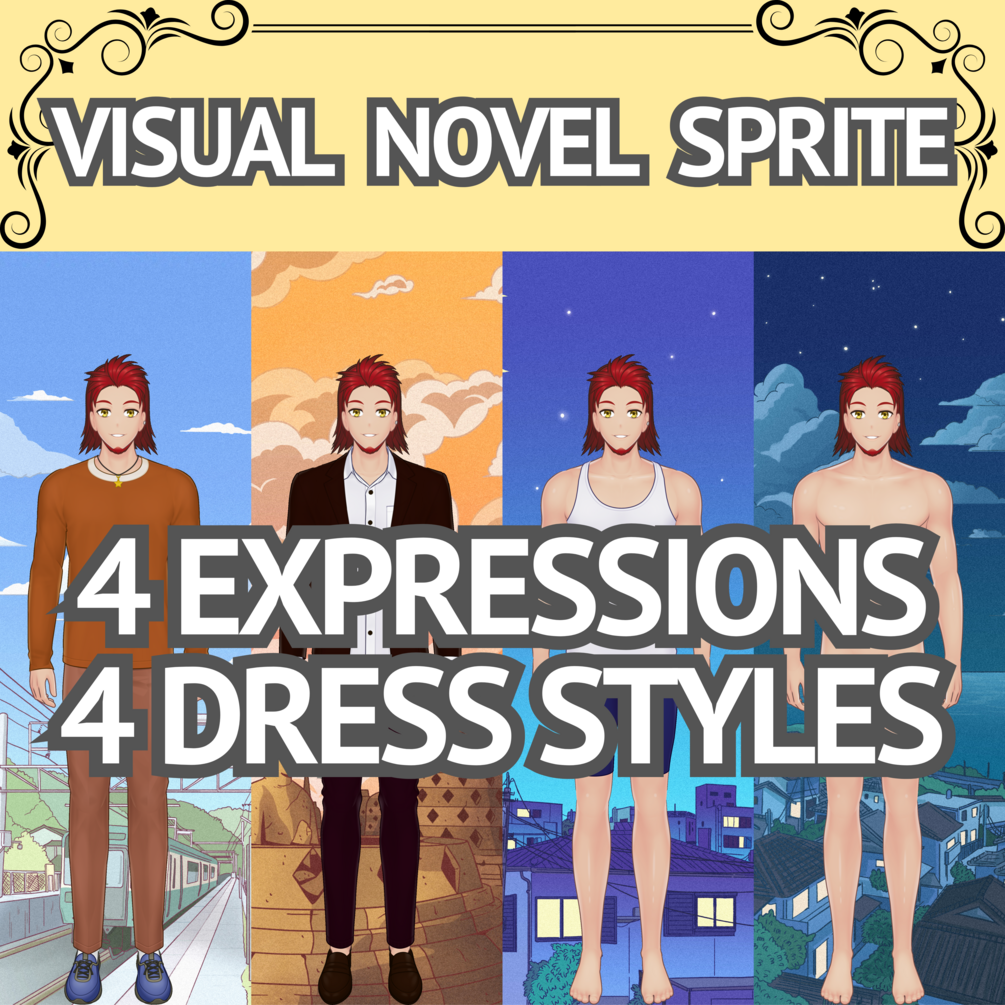 Visual Novel Sprite: Emeric