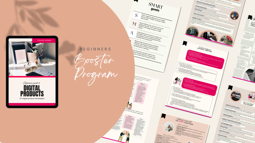 Booster Program: beginners guide selling digital products online