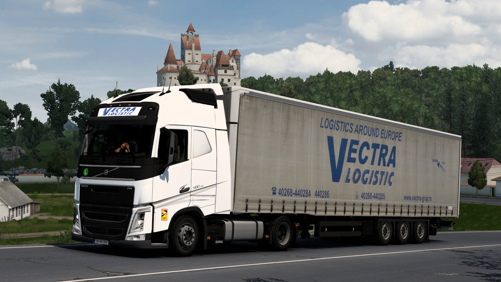 Vectra Logistic combo skin Volvo & Schmitz mega. ETS2
