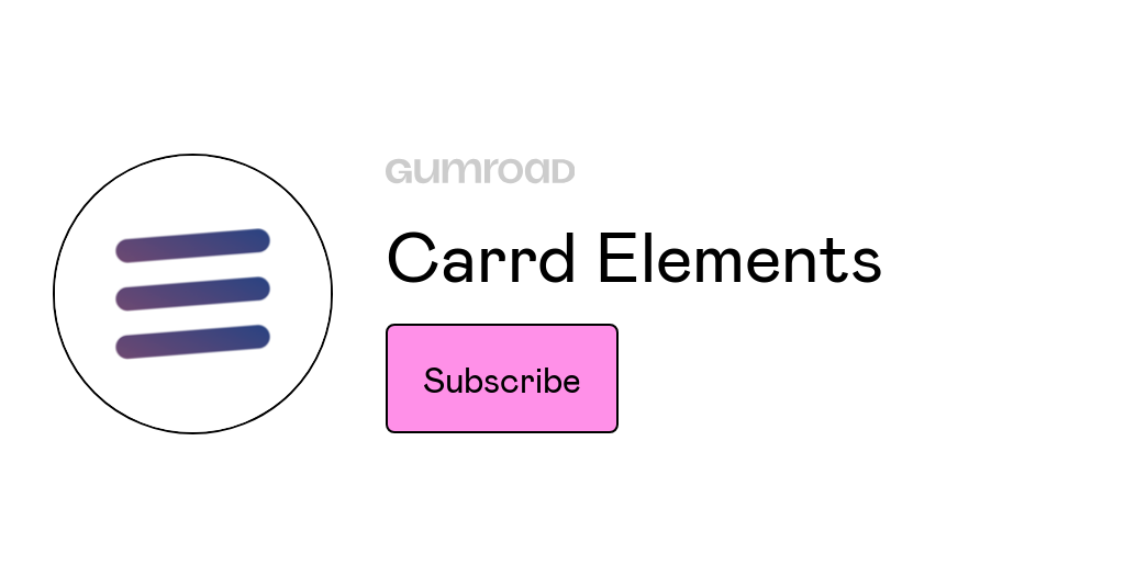 Carrd Elements