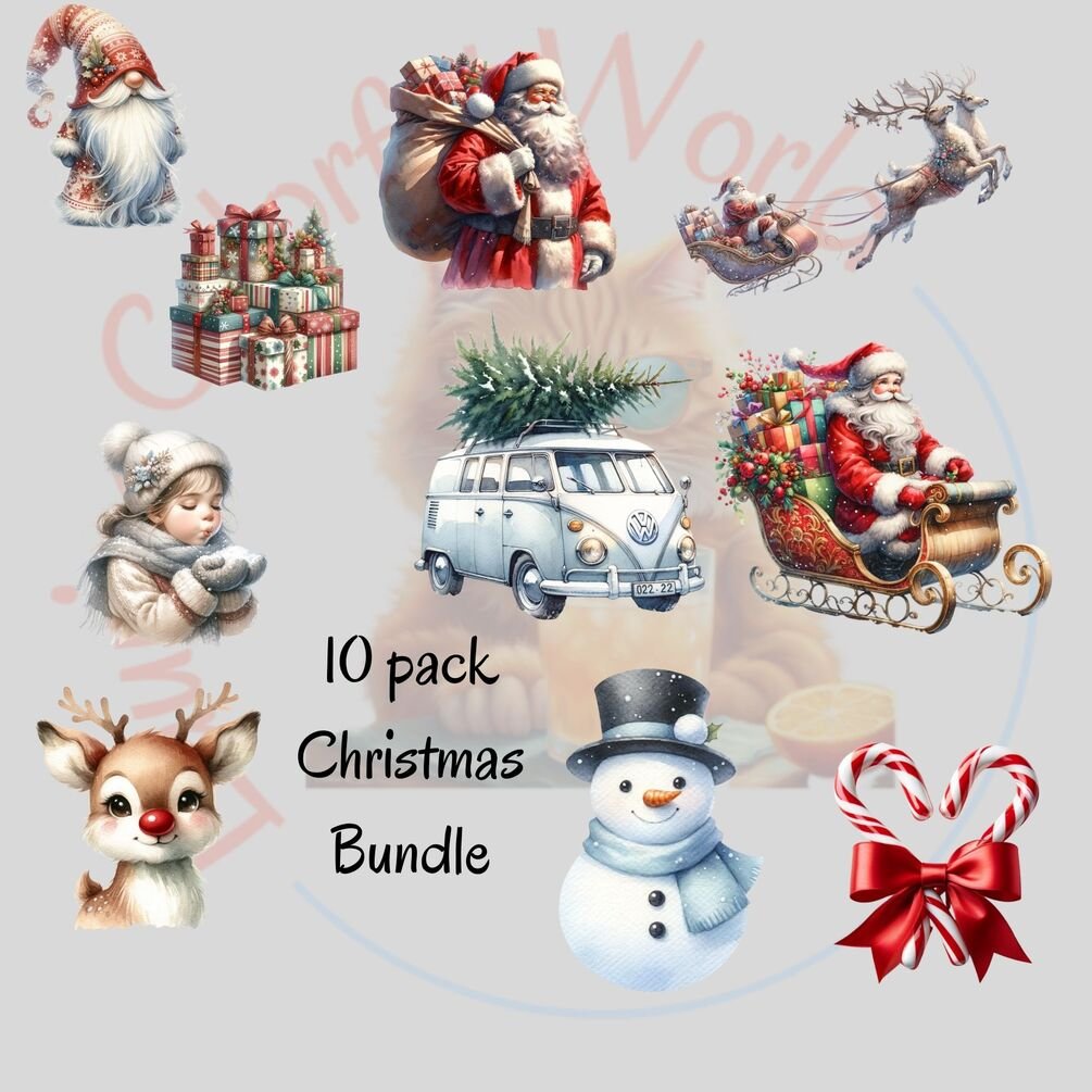 Christmas Clip Art Bundle 1