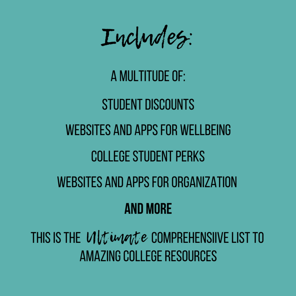 100 College Resources Every Student Should Know About