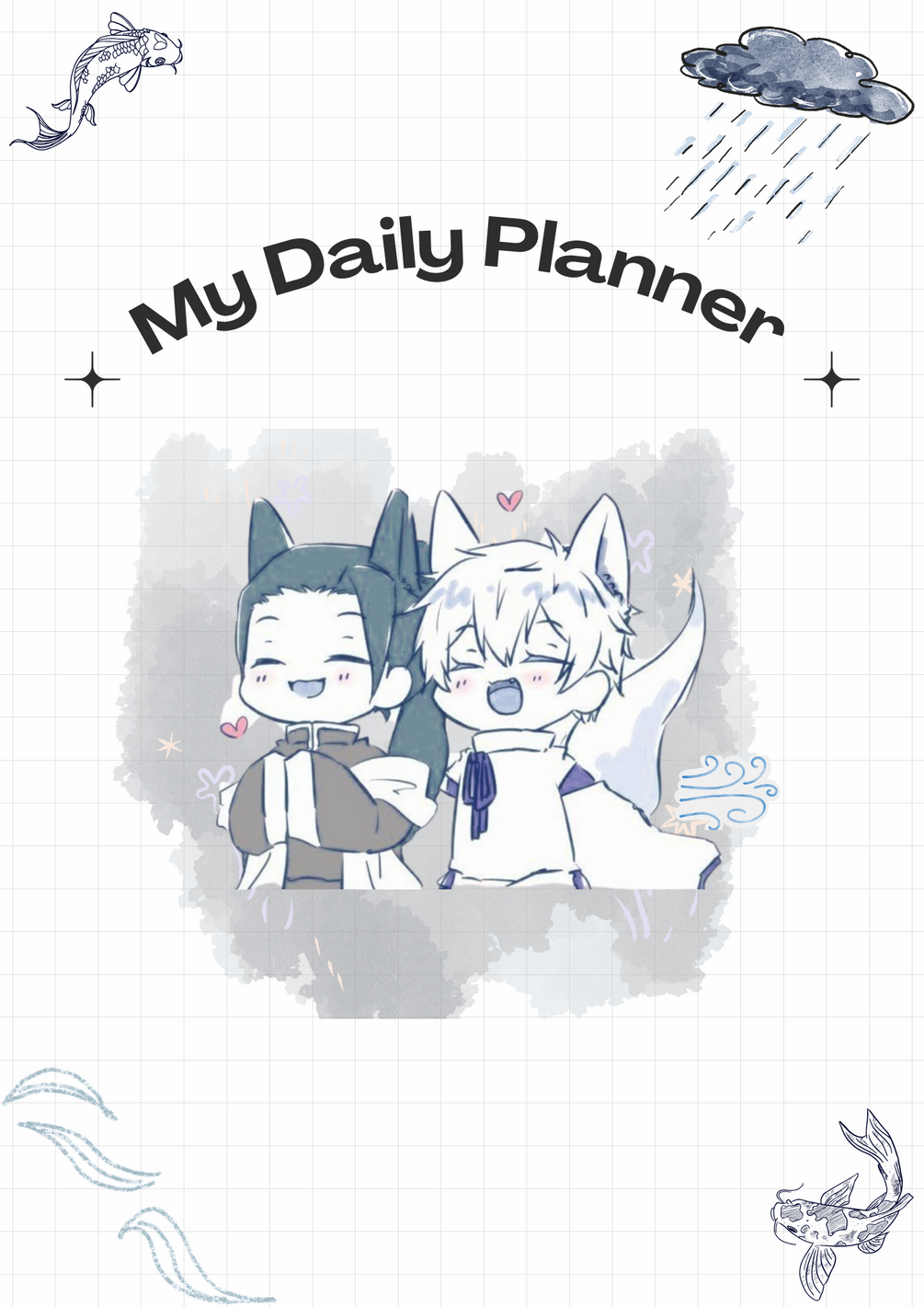 Minimalist JJK Daily Planner