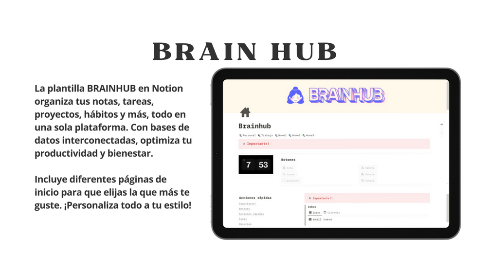 Brain hub | Notion
