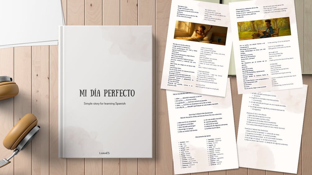 Learn Spanish with Bilingual Story (Mi día perfecto)