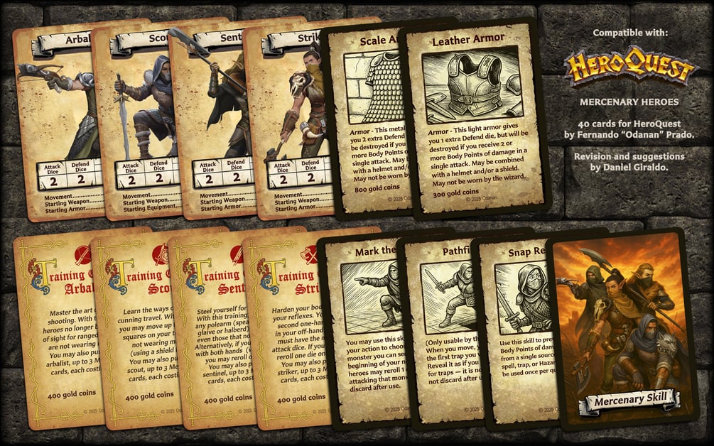 HeroQuest - Mercenary Heroes