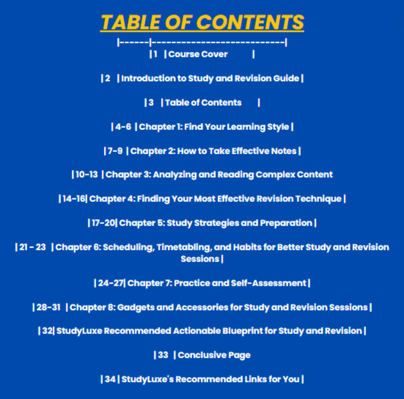Ultimate Study & Revision Guide