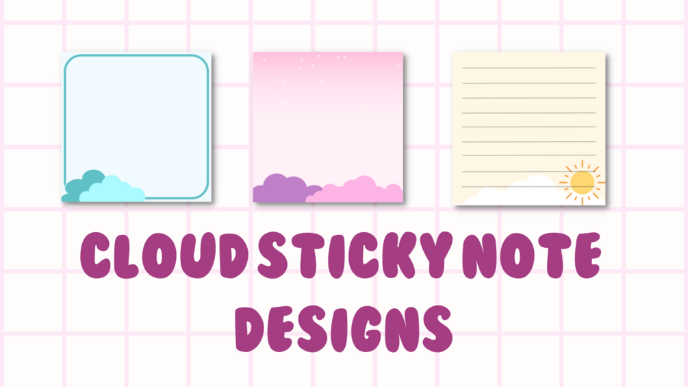 FREE STICKY NOTE DESIGNS
