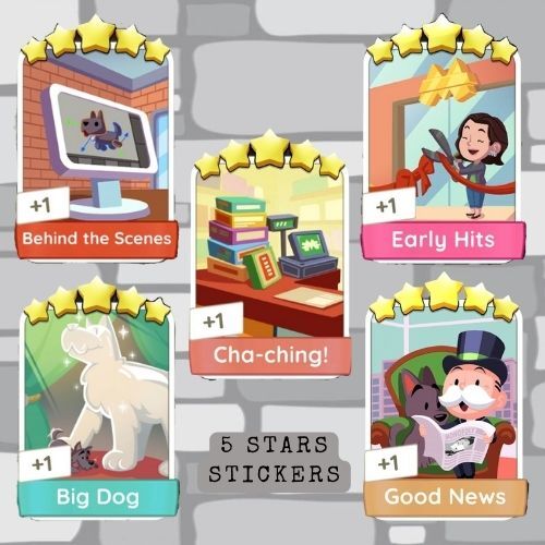 Monopoly Go Stikers