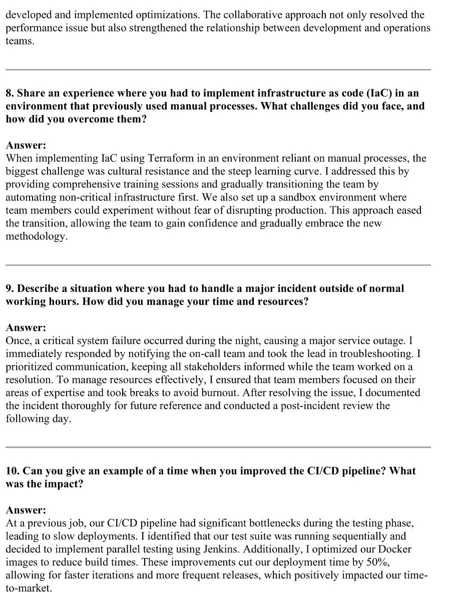 6 PDFs containing ALL Types of Most Asked Interview Q&A (Scenario-Based, Technical-Based ...