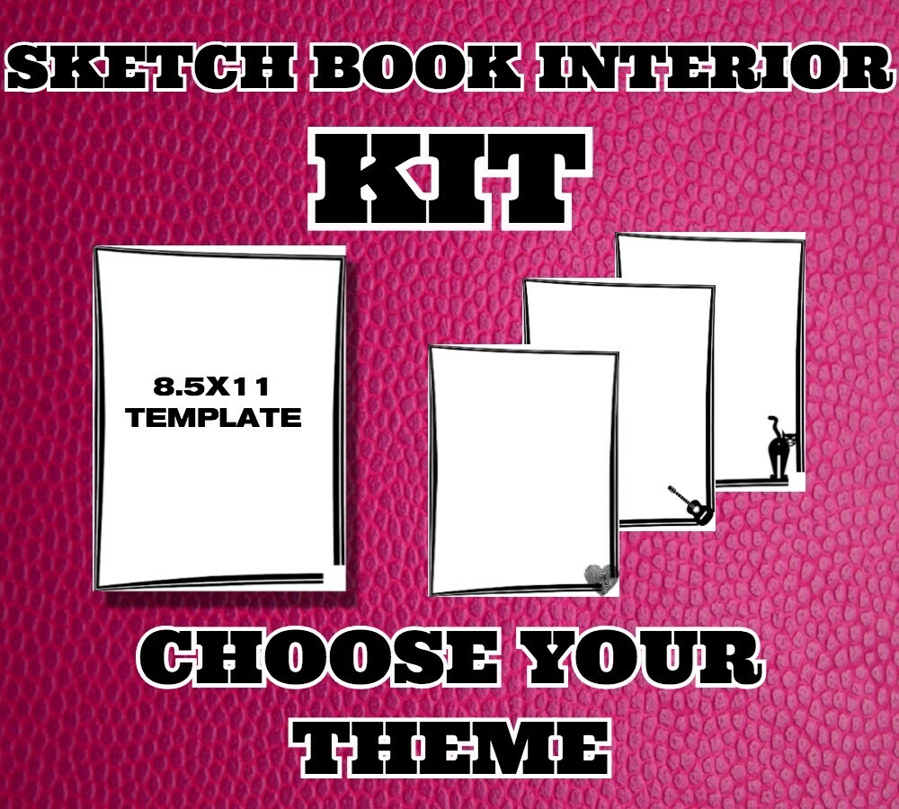 KDP Sketchbook/Sticker Interior Kit