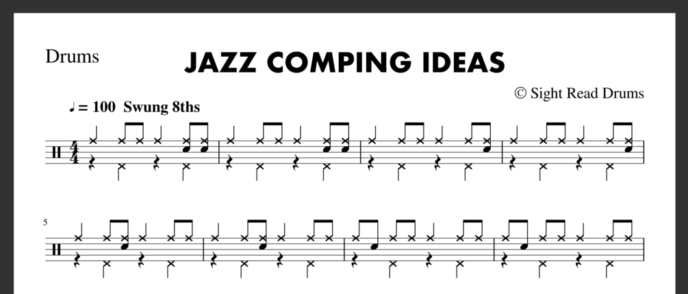 Jazz Comping Ideas