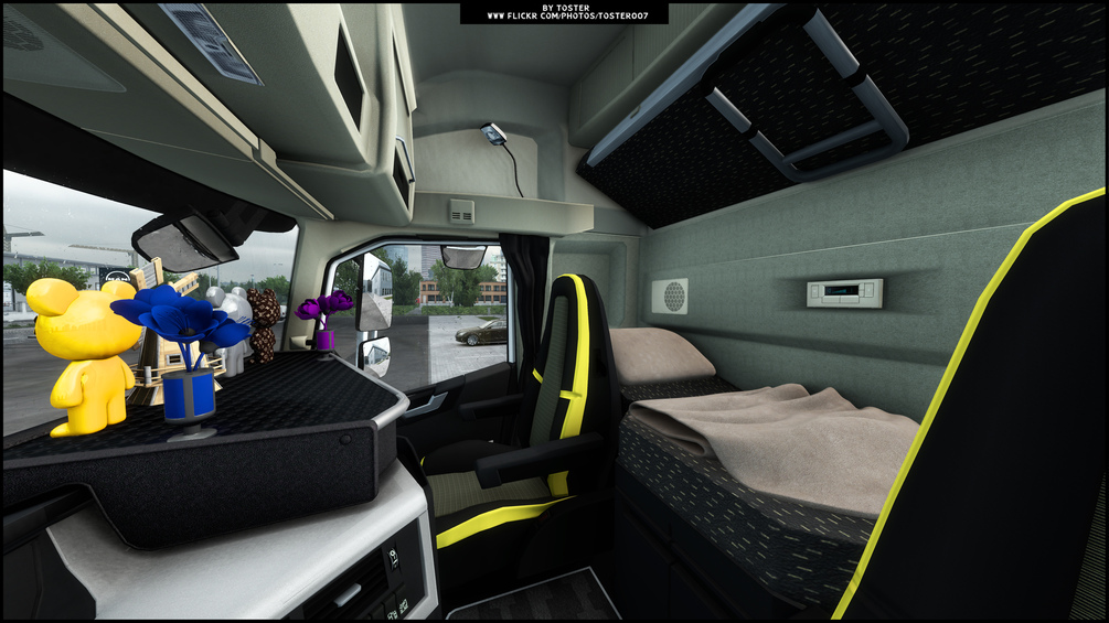 Blankets and Pillows Tuning Mod ETS 2 for Volvo FH 2012