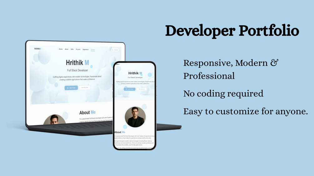 Developer Portfolio Template