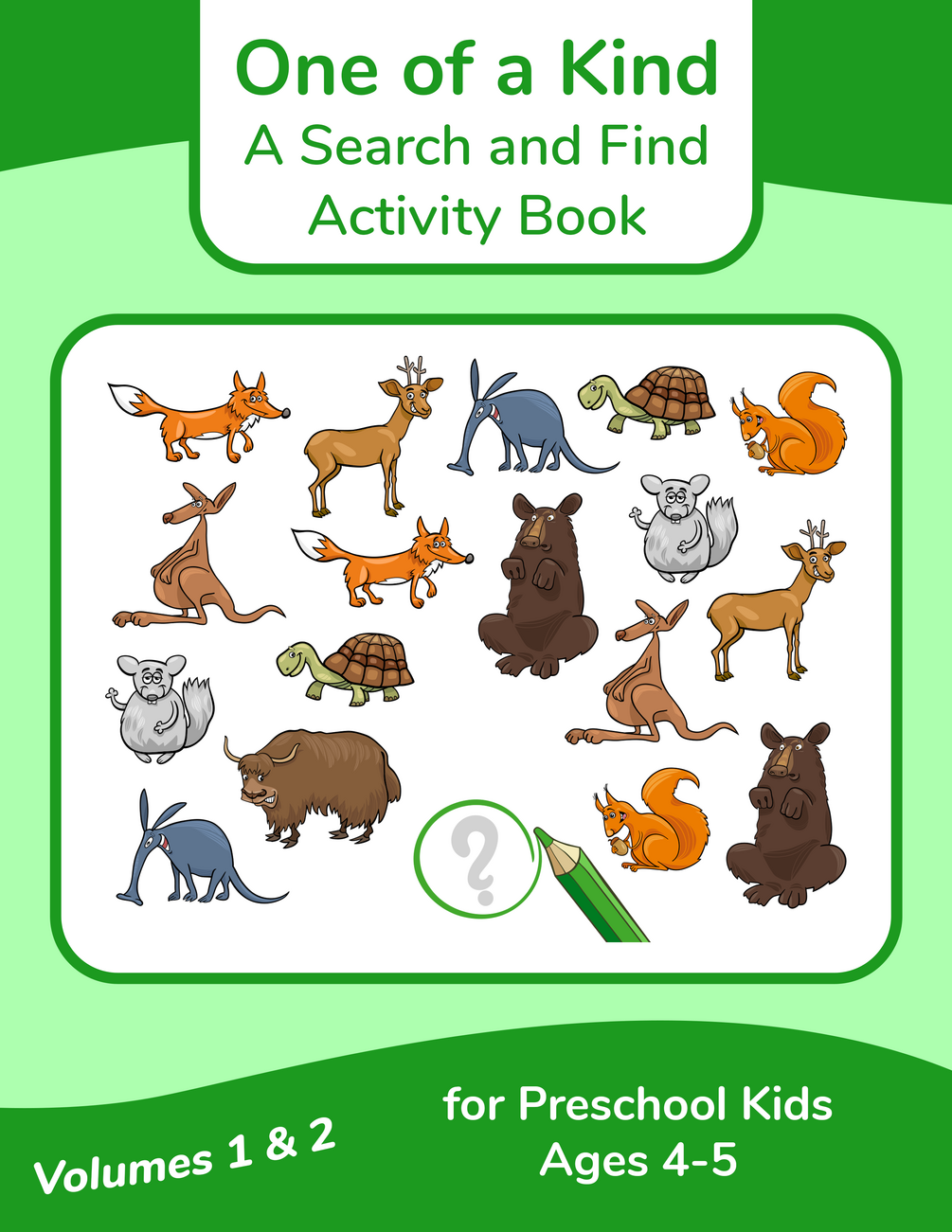 One of a Kind - A Search and Find Activity Book for Preschool Kids Ages ...