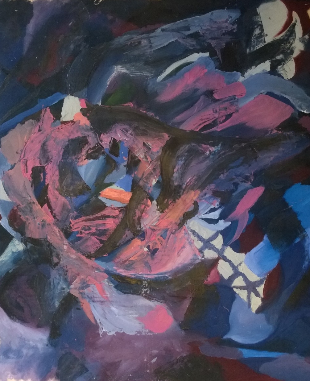 Delirium-Oil Art on Canvas 65x60 cm