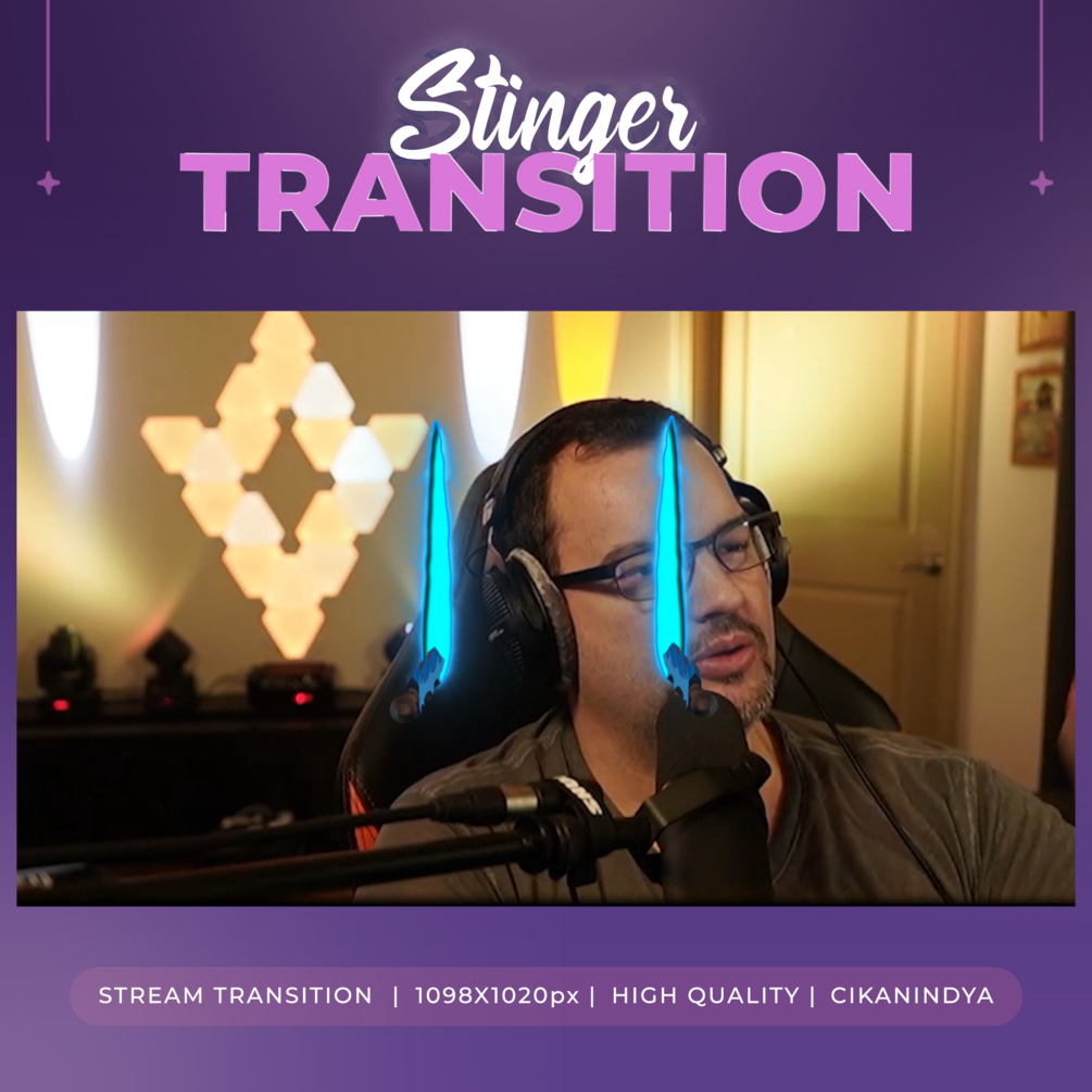 Animated Stinger Transition Frostbite Blade | Ice-Infused Sword Swipe ...