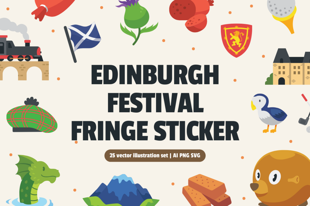 Edinburgh Festival Fringe Sticker