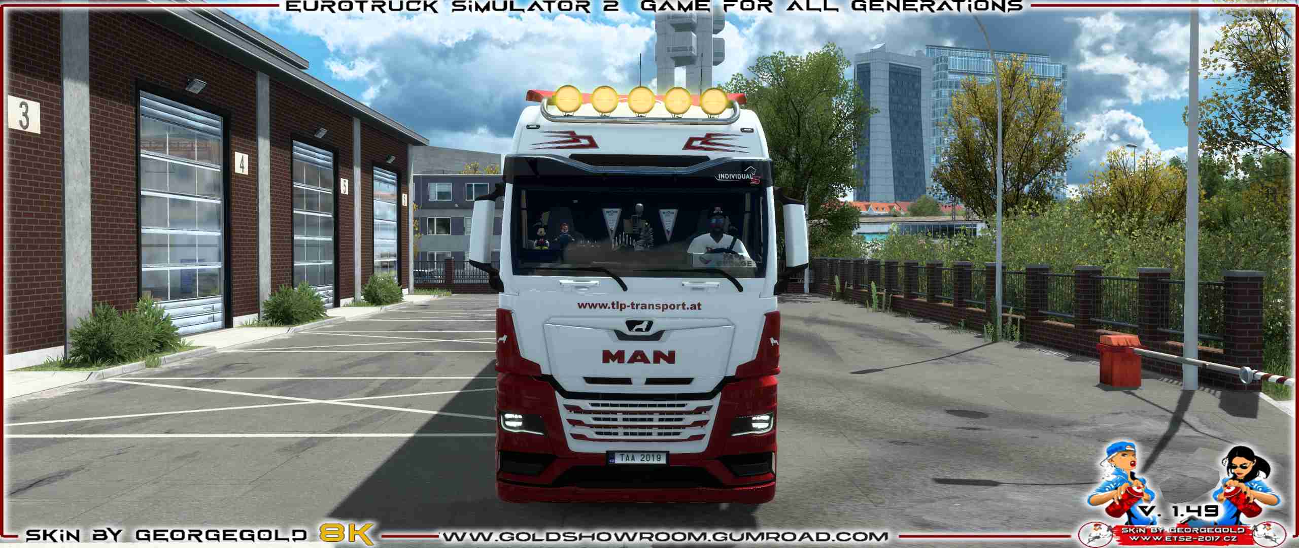 ETS 2 Skin Combo Man 2020 SCS TLP Transport
