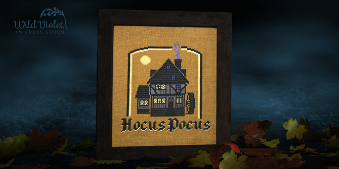 Hocus Pocus Cottage Cross Stitch Pattern