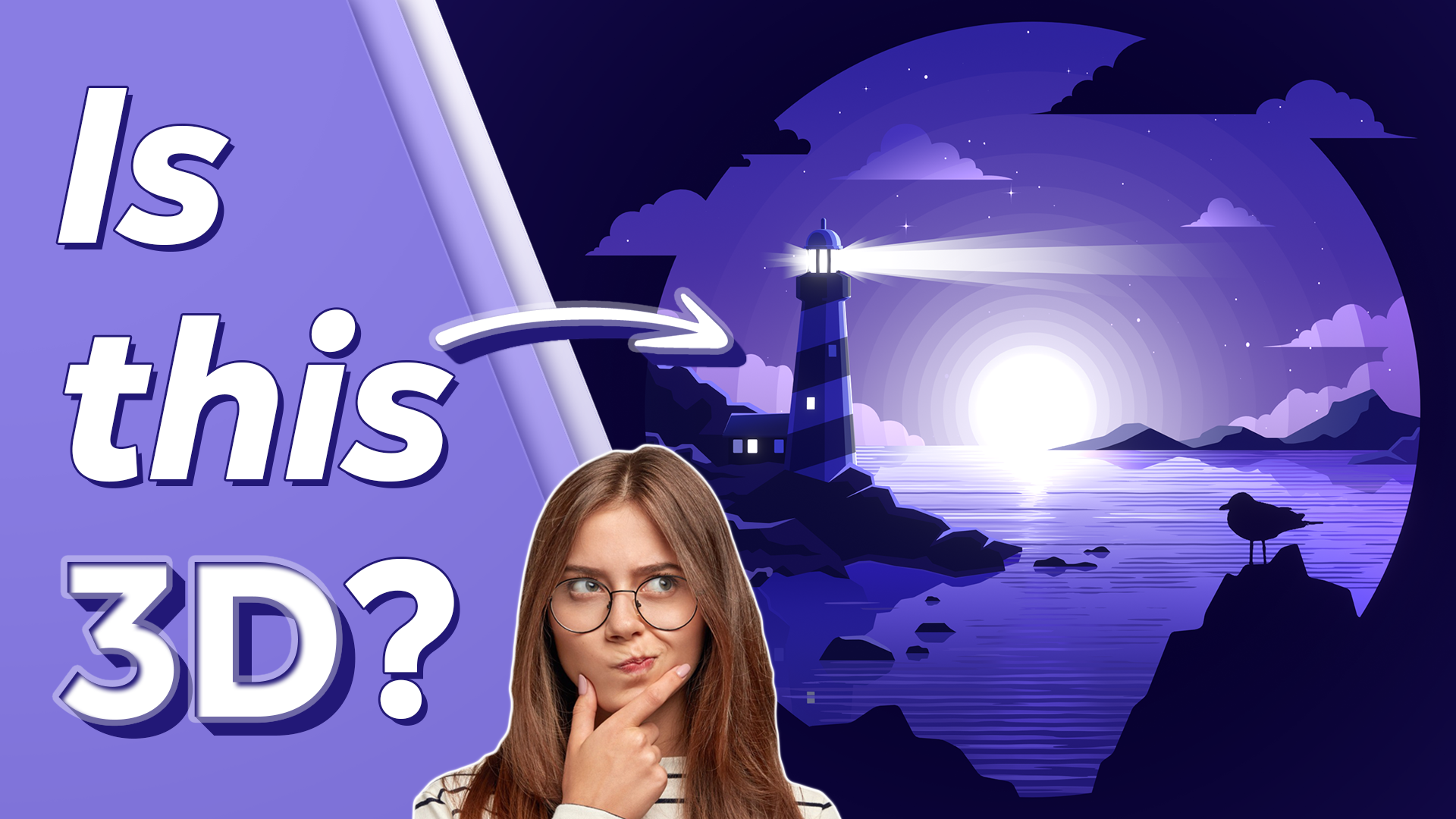 🟣How I Recreated a 2D Illustration in Blender - Levi Magony