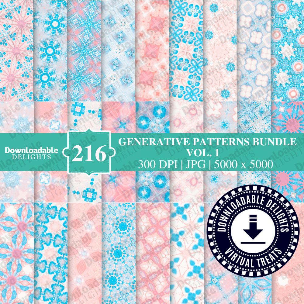 Mega Generative Patterns Bundle - Vol. 1