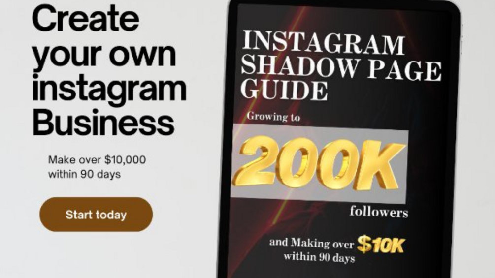 instagram shadow page guide growing to 200k followers and making over ...