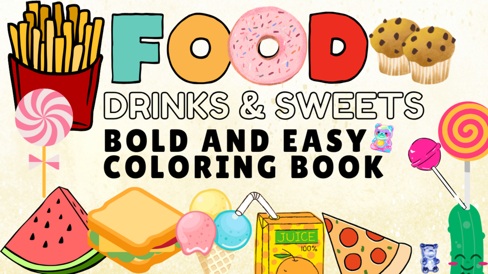 Big and Bold Colouring Book For Kids!