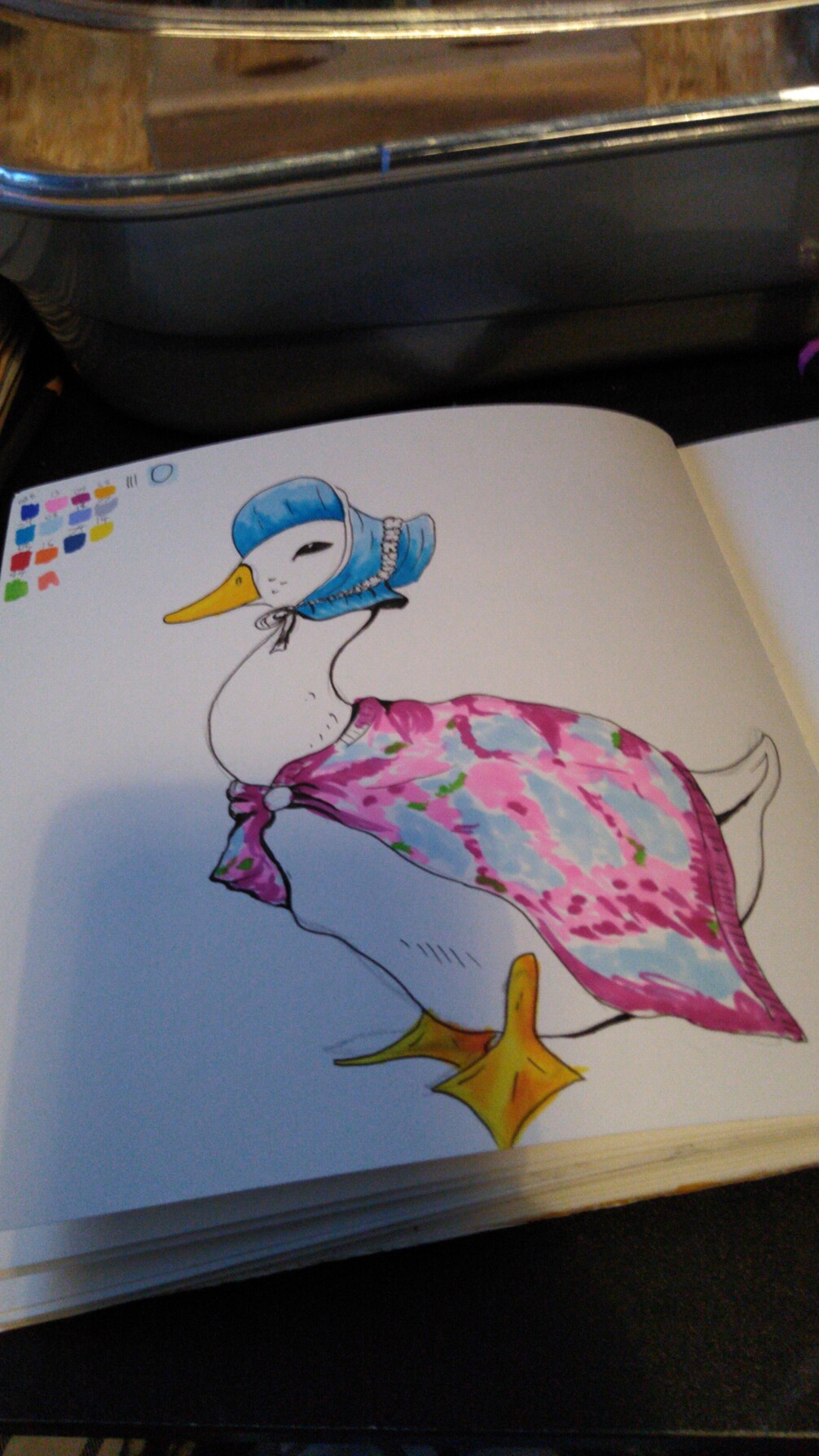 Puddle duck. Peter rabbit