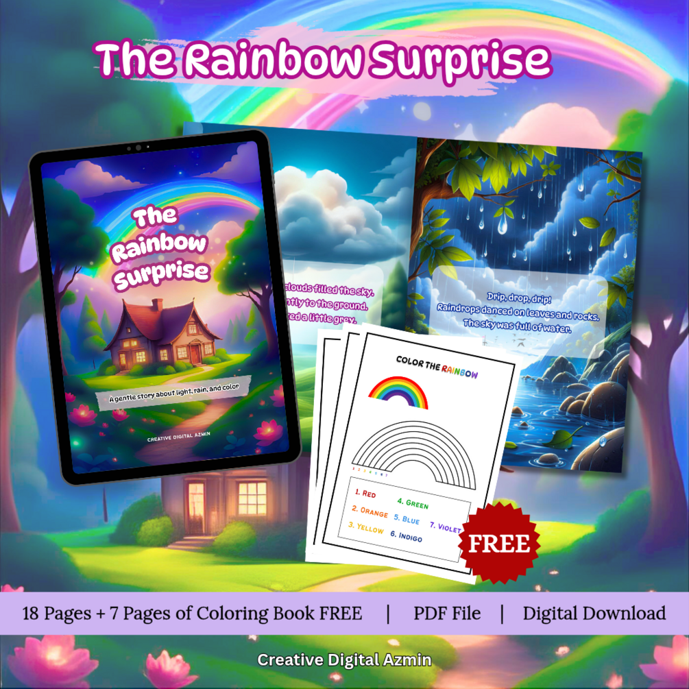 The Rainbow Surprise – Storybook for Kids + FREE Coloring Book