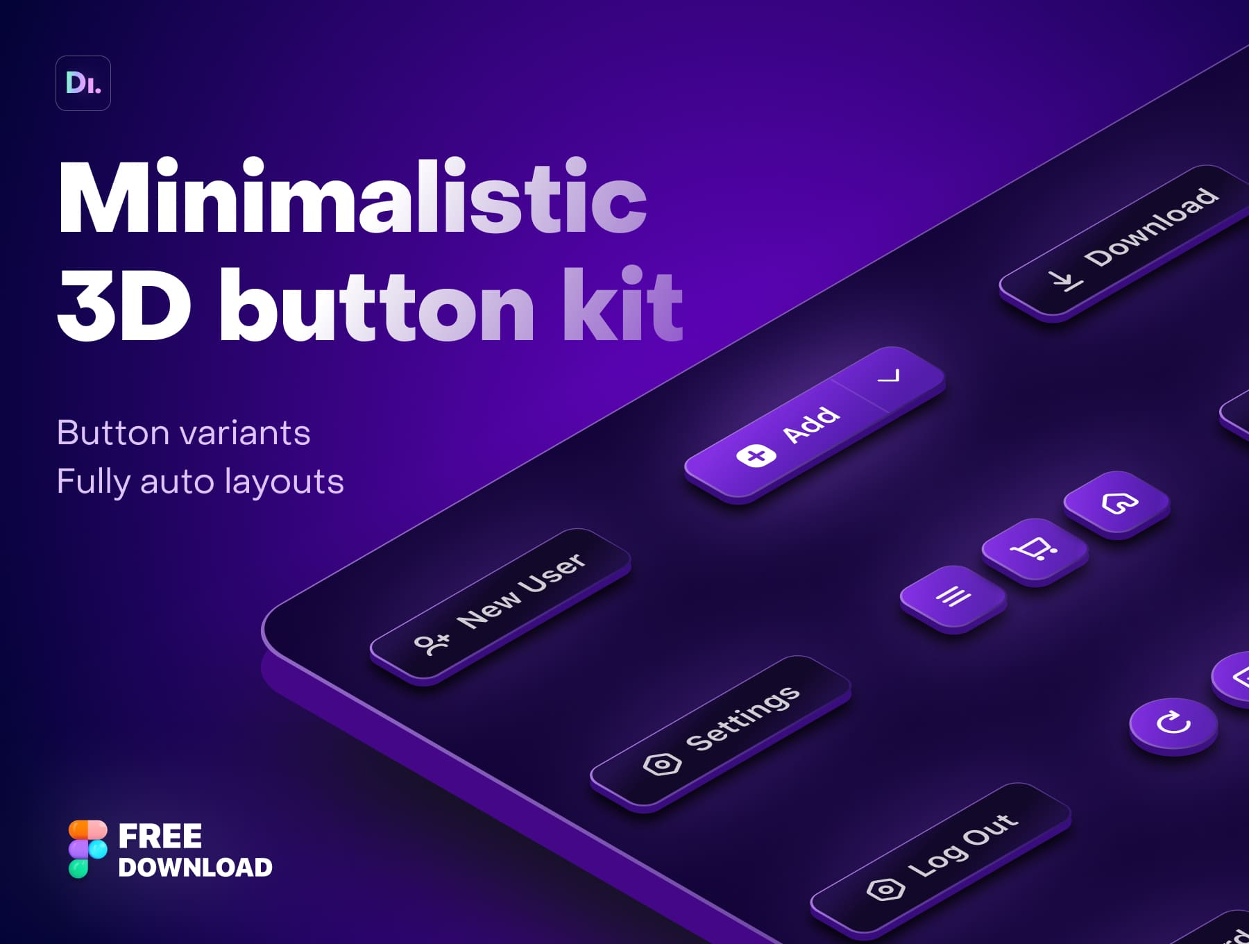 Buttons UI Kit - A Collection of Buttons , Fully Auto Layout