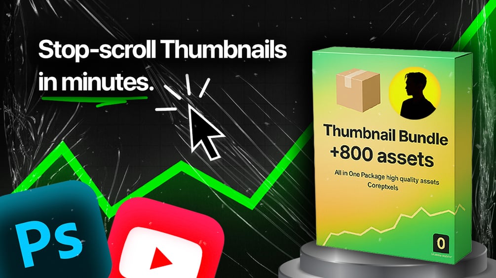 Thumbnail Mastery Pack – 800+ High-Quality Assets