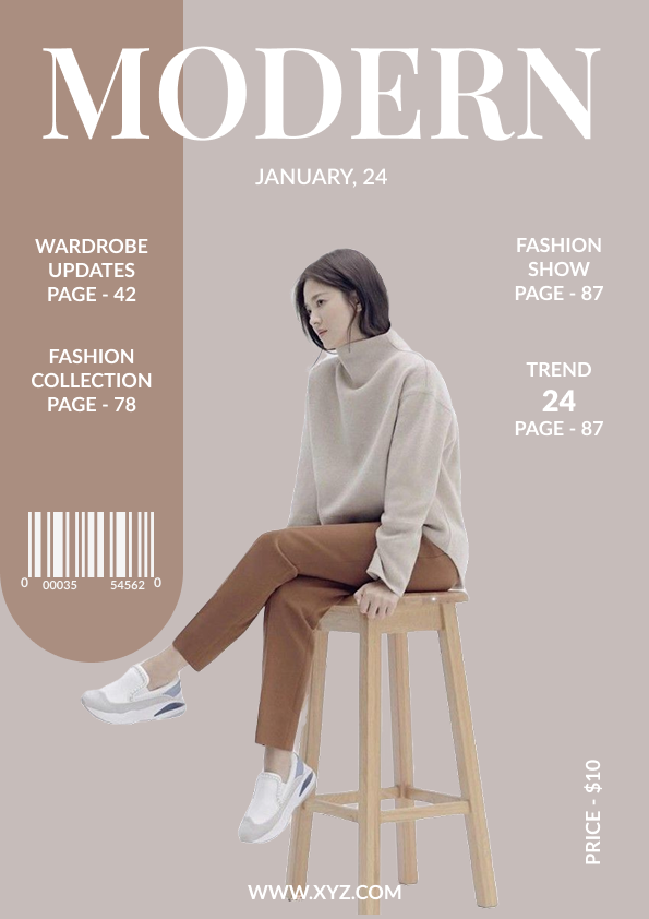 Professional & Eye-Catching Modern Magazine Cover Design