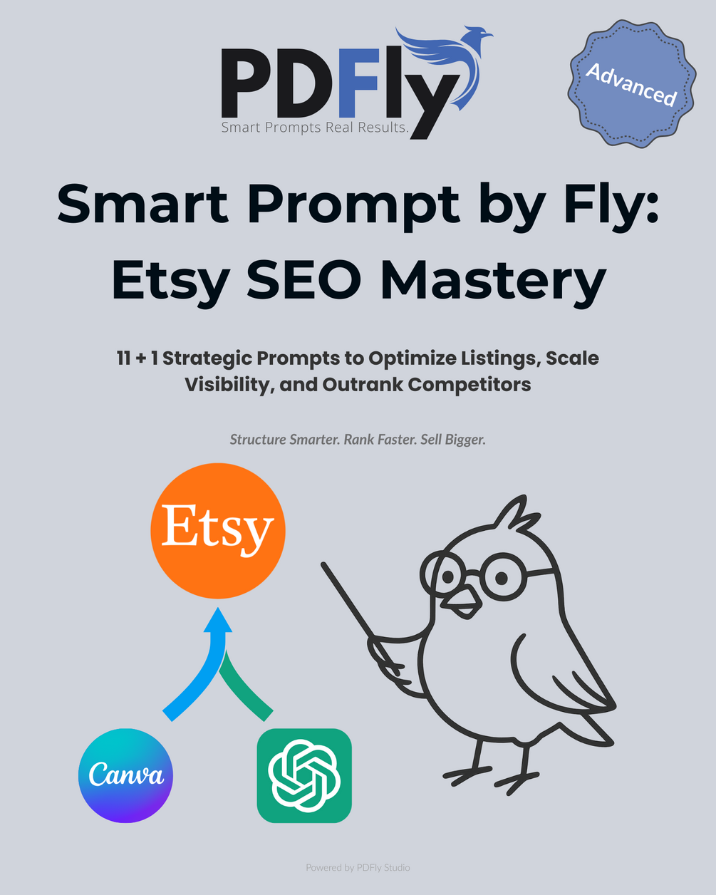 Smart Prompt by Fly: Etsy SEO Mastery | 11 + 1 Advanced Prompts for ...