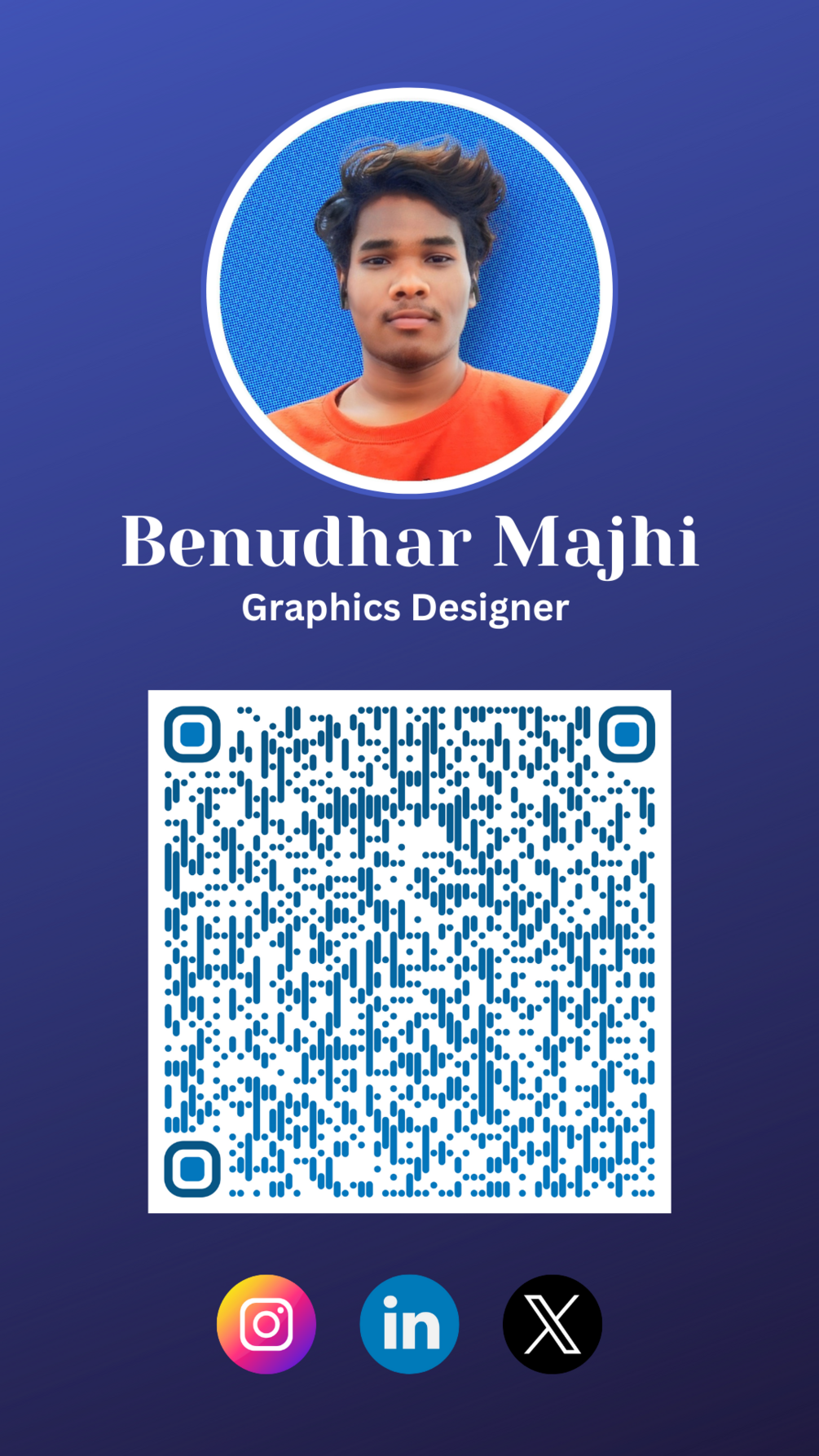 Digital Business Card Template ( Fully Customisable)