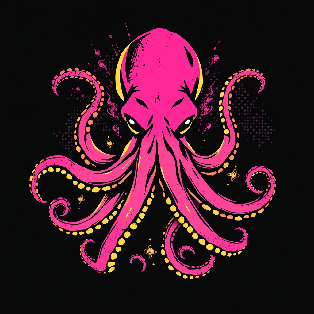 Grunge Style T-shirt Design AI Prompt Template