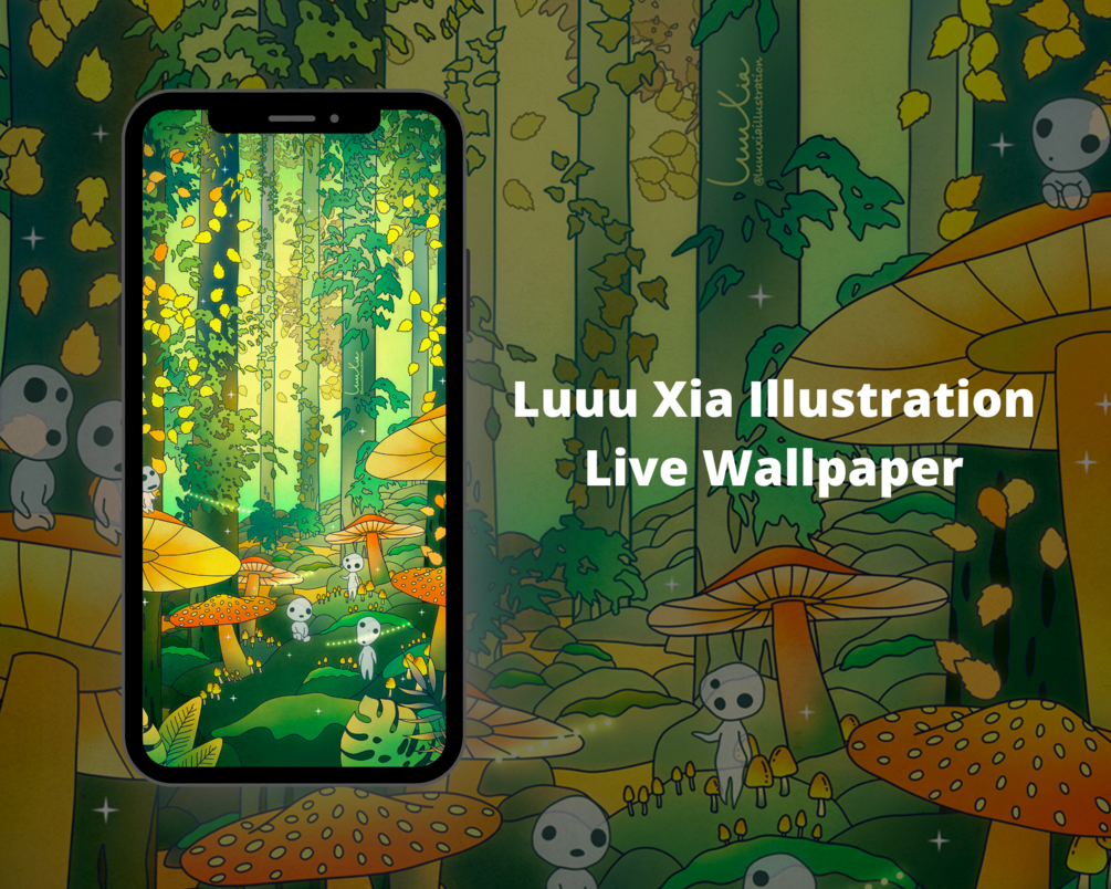 Luuu Xia Illustration Live Wallpaper: Enchanted