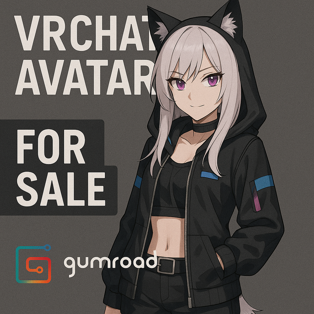 Cyber Neko Girl — Adoptable Character Design (Exclusive)