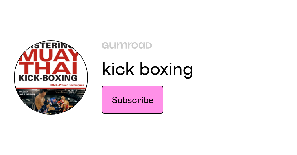 kick boxing