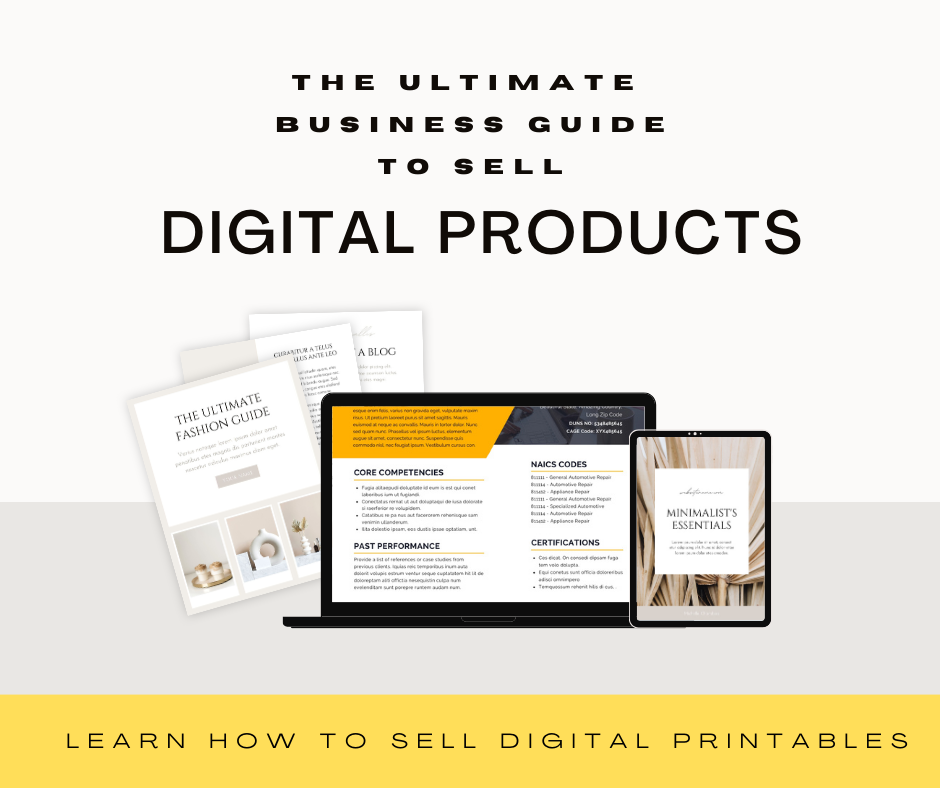 THE ULTIMATE BUSINESS GUIDE TO SELL DIGITAL PRODUCTS