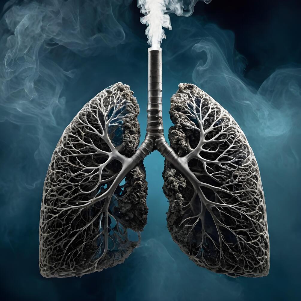 Human Lungs Fully Saturated by Pollution and Smoking: Health Impacts ...