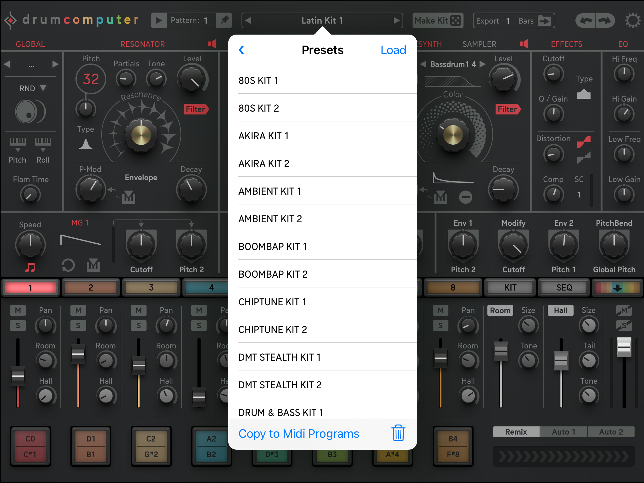 75 DRUM COMPUTER PRESETS