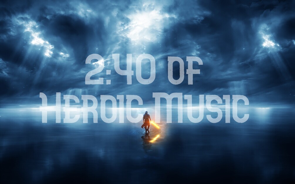 2:40 of Heroic Music (Royalty-Free)
